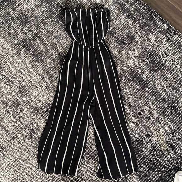 Lulus | Pants & Jumpsuits | Lulus Striped Cropped Jumper Size Small ...
